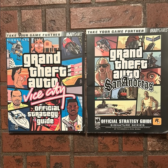 Brady Games | Other | Two Grand Theft Auto Strategy Guidesvice City San ...